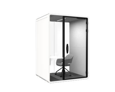 China 2 Person Office Box Phone Meeting Room Portable Hot Sale Phone Booth Private Work Space Meeting Sleeping Movable Office Box for sale