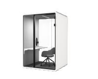 China 2 Person Office Box Phone Meeting Room Portable Hot Sale Phone Booth Private Work Space Meeting Sleeping Movable Office Box for sale