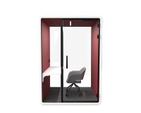China 2 People Hot Sale Soundproof Indoor Mobile Work Space Office Pod Meeting Work Pods Phone Study Cabin Office Booth for sale