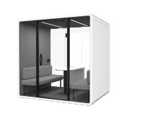 China Movable Soundproof Broadcast Room For Home Office & Hotel For Silent Space Music Piano Instrument Livestream Negotiation & Talks for sale