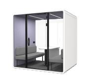 China Movable Soundproof Broadcast Room For Home Office & Hotel For Silent Space Music Piano Instrument Livestream Negotiation & Talks for sale