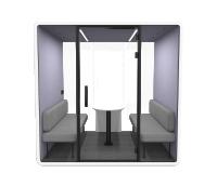 China Movable Soundproof Broadcast Room For Home Office & Hotel For Silent Space Music Piano Instrument Livestream Negotiation & Talks for sale