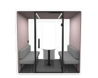 China Movable Soundproof Broadcast Room For Home Office & Hotel For Silent Space Music Piano Instrument Livestream Negotiation & Talks for sale