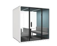 China Hot sale Soundproof Broadcast Room For Home Office & Hotel For Silent Space Music Piano Instrument Livestream Negotiation & Talks for sale