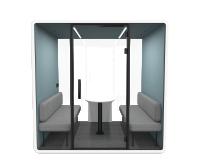 China Hot sale Soundproof Broadcast Room For Home Office & Hotel For Silent Space Music Piano Instrument Livestream Negotiation & Talks for sale