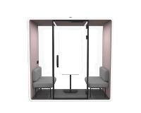 China Movable Soundproof Broadcast Room For Home Office & Hotel For Silent Space Music Piano Instrument Livestream Negotiation & Talks for sale