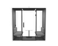 China Meeting Room Soundproof Room Mobile Mute Soundproof Silo Negotiation Room for sale