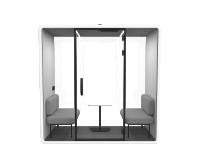 China Meeting Room Soundproof Room Mobile Mute Soundproof Silo Negotiation Room for sale