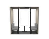 China Meeting Room Soundproof Room Mobile Mute Soundproof Silo Negotiation Room for sale