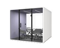 China Soundproof Room Direct Broadcasting Room Mobile Recording Studio Mobile Silent Cabin Office Business Negotiation Room for sale