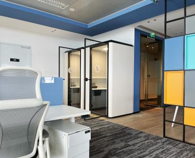 China Customized Private Office Modern Modular Office Furniture, Soundproof Partitions, Workstations, Office Partitions, and Pods for sale