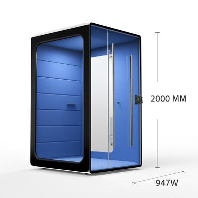 China Customizable Soundproof Office Pod with Internal Dimensions 947W 958D 2000 HMM and Built-in Ventilation System Providing Acoustic Isolation for sale