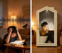 China Movable Homd Private Study Pod Home Office Soundproof Efficiency Improve Focus Space House Silence Home Pod for sale