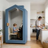 China Home Office Pod engineered to reduce noise distractions and improve work efficiency in busy office or home environments for sale