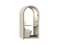 China Modern Soundproof Home Pod | Compact Privacy Workstation with Desk & Chair for Study for sale