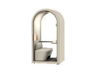 China Modern Soundproof Home Pod | Compact Privacy Workstation with Desk & Chair for Study for sale
