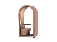 China Compact Home Privacy Pod | All-in-One Soundproof Work Booth with Integrated Seat for sale