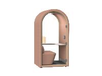 China Compact Home Privacy Pod | All-in-One Soundproof Work Booth with Integrated Seat for sale