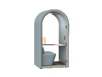 China Home Pod Acoustic Booth | All-in-One Soundproof Office Pod with Integrated Desk for sale