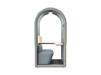 China Home Pod Acoustic Booth | All-in-One Soundproof Office Pod with Integrated Desk for sale