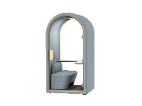 China Home Pod Acoustic Booth | All-in-One Soundproof Office Pod with Integrated Desk for sale