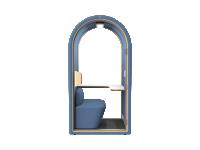 China Home Pod Acoustic Booth | All-in-One Soundproof Office Pod with Integrated Desk for sale