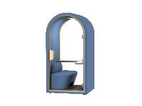 China Home Pod Acoustic Booth | All-in-One Soundproof Office Pod with Integrated Desk for sale