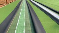 China FIH Certified Artificial Grass Shock Pad Underlay 12mm 15mm 20mm Thickness 90kg/m³ Density UV Resistant for sale