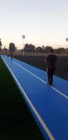 China PE Foam Artificial Turf Shock Pad Underlay 8-30 mm Thickness UV Resistant for Sports Fields for sale