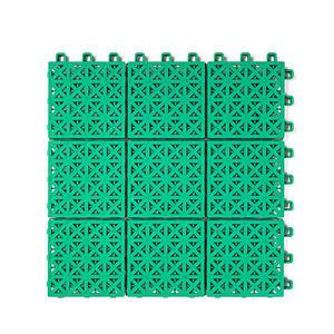 China Eco-Friendly PP Interlocking Tile Suspended Flooring with Waterproof and High Compression Resistance for Sports Fields for sale