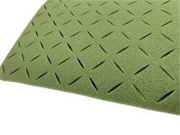 China 15mm Prefabricated Artificial Grass Shock Pads - 1.5m Width, 50m Length, 30-90 Kg/m³ Density for Sports Fields for sale