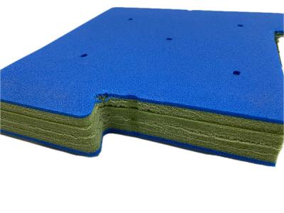 China Durable Interlocking Foam Mats 30mm 40mm 50mm Thick PE Resin Artificial Grass Underlay Shock Pads for sale