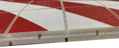 China 15mm Prefabricated Drainage Shock Absorbing Mats for Artificial Grass Sports Fields - 20 Year Warranty for sale