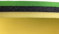 China Portable Floating Water Mat 3-Layer PE Foam Pad 5.5m x 1.83m Size with 500kg Load Capacity for sale