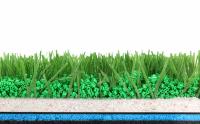 China Natural Green SEBS Rubber Turf Infill 2-4mm Granules for 40-60mm Artificial Sports Turf with 8-Year Warranty for sale
