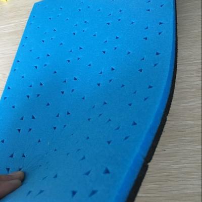 China Weather Resistant Artificial Grass Shock Pad Underlay 10mm 12mm Thickness with Double-Sided Grooved Drainage for sale