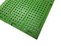 China TPE Sport Court Interlocking Tiles 333.4mm x 17mm with 7 Ton/m² Load Capacity for Artificial Grass Basketball Courts for sale