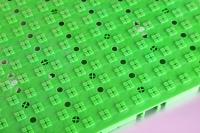 China Thermoplastic Rubber Artificial Grass Drainage Underlay 17cm Height 7 Ton Load Capacity For Sport Fields for sale