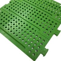 China Rubber Basketball Court Tiles 17.1mm Elastic Base with Shock Absorption and Drainage for Sports Fields for sale