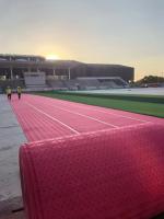 China PE Foam Shock Pad Underlay 10mm 12mm for Soccer Football Field Artificial Turf for sale