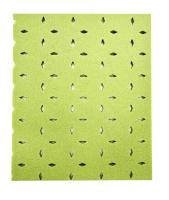 China FIFA Standard Artificial Grass Drainage Underlay 8-30mm Shock Pad for Turf Diamond Design for sale