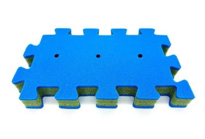 China Playground Artificial Turf Underlay Safety Pad - 8mm-100mm Thickness, 30-90 Kg/m³ Density for Head Injury Protection for sale