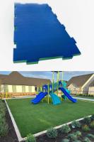 China Interlocking Safety Protection Shock Pad Soft Fall Puzzle Pad 10mm-50mm Interlocking Playground Mats for sale