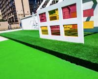 China HIC CFH Certified PE Foam Shock Pad 20mm 50mm Water Drainage Safety Underlayment for sale