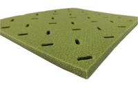 China Artificial Turf Shock Pad Playground Underlayment 8-20mm Thickness with UV Protection and Three-Layer Construction for sale