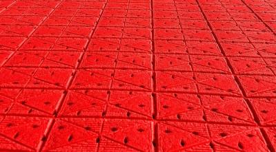 China Weather Resistance Shock Pad for Artificial Turf Lawn 8mm 10mm 12mm EN15330 FIFA 2024 Sports Fields for sale