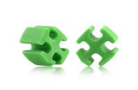 China Green Eco Friendly TPE Infill Granules for Artificial Turf - UVB 3500 Hours, Cooling Properties for sale