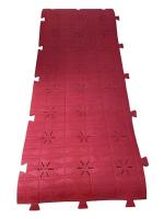 China 10mm Polyethylene Synthetic Turf Underlay Shock Pad with Sunflower Hole for Artificial Grass for sale