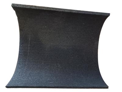 China 15mm Black SBR Granule Rubber Mats Shock Pad for Indoor Gyms Hockey for sale