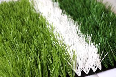 China Custom Dark Green Light Green Artificial Sports Turf - 50mm Pile Length, 12000 Density for Soccer Fields for sale